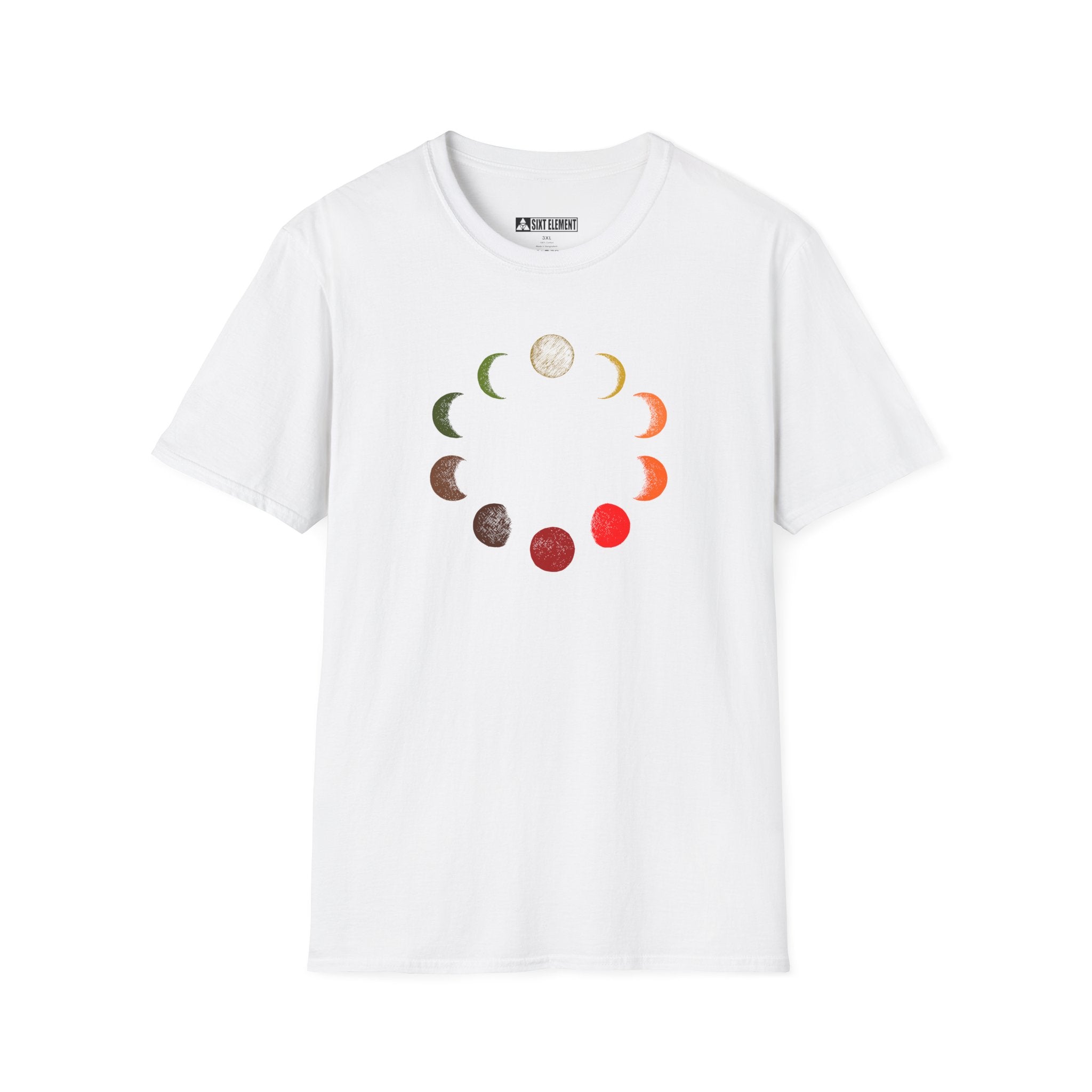 Moon Phases Premium T-Shirt – Cyclical Nature & Energy Flow Design ...